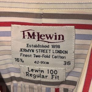 T.M.Lewin | Shirts | T M Lewin French Cuff Long Sleeve Shirt Lewin ...
